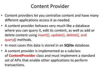 SQLite Opening .pptx
