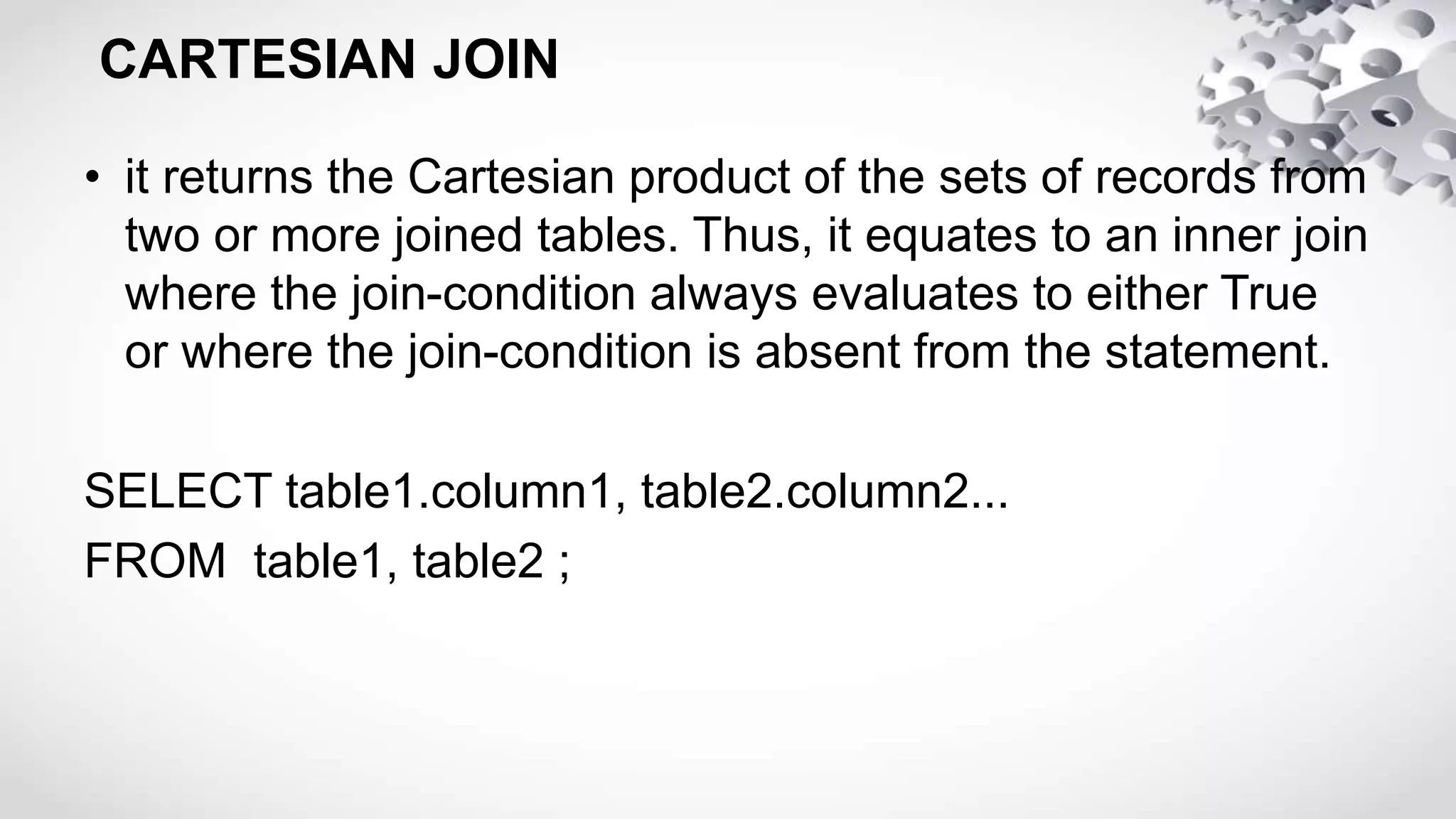 Sql joins final | PPT