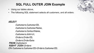 Sql joins final | PPT