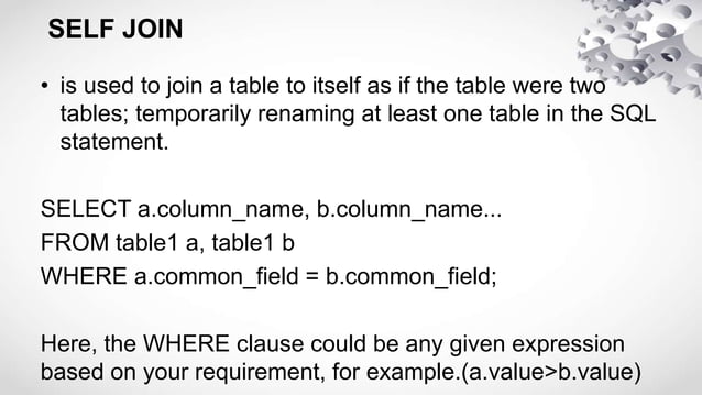 Sql joins final | PPT