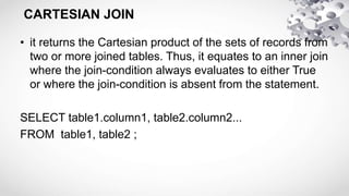 Sql joins final | PPT