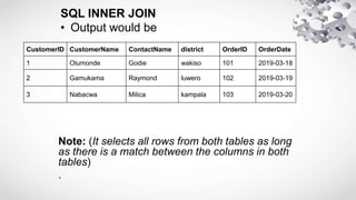 Sql joins final | PPT