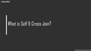 SQL Joins With Examples | Edureka | PDF