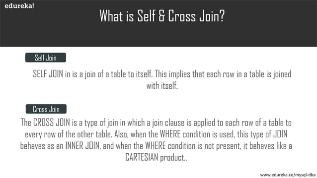 Sql Joins With Examples Edureka Pdf Databases Computer Software And Applications