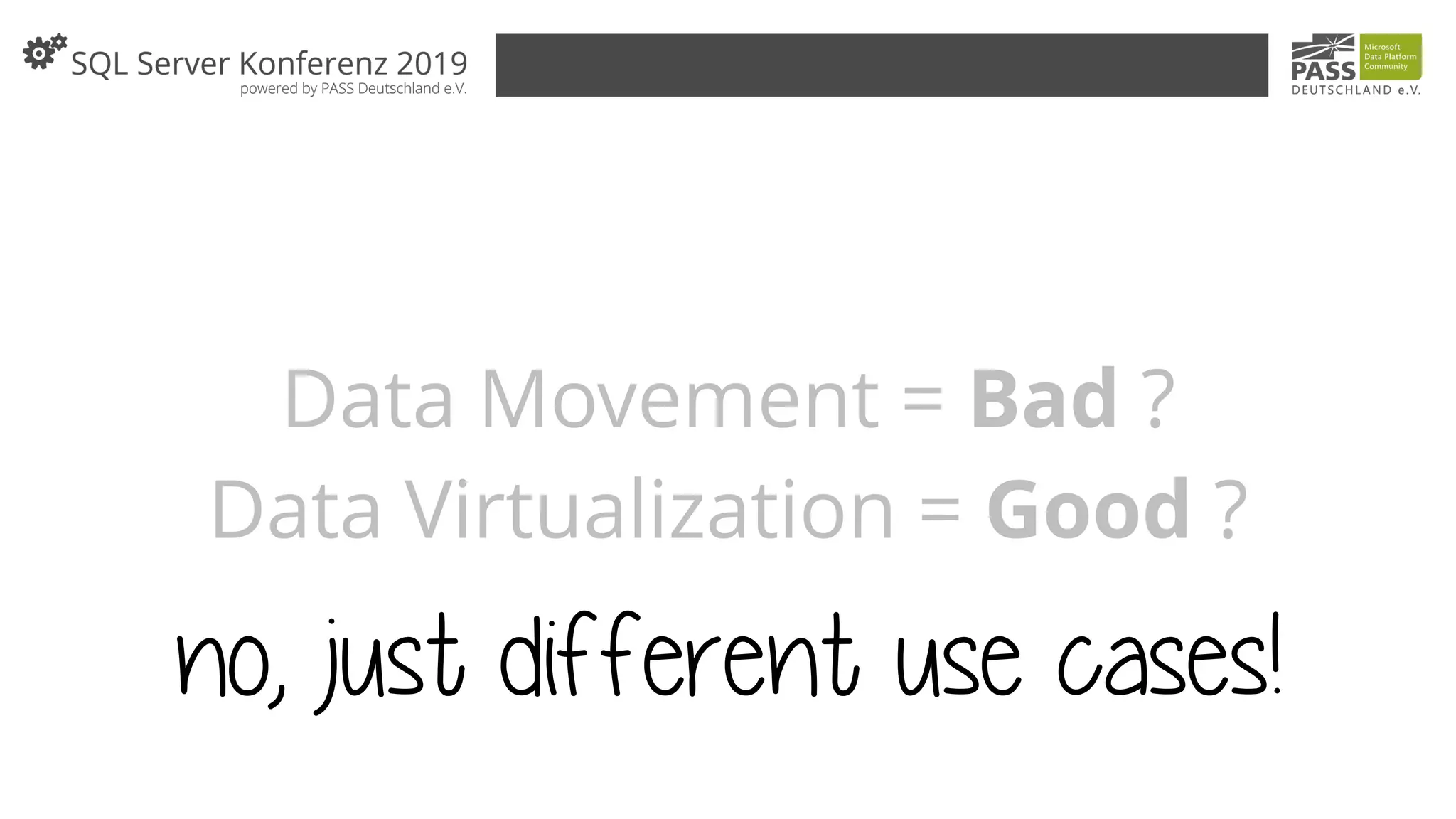 Data Integration Through Data Virtualization Sql Server Konferenz 2019