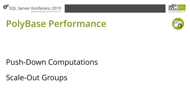 Data Integration through Data Virtualization (SQL Server Konferenz 2019 ...