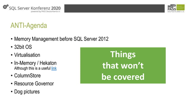 Investigate SQL Server Memory Like Sherlock Holmes | PPT