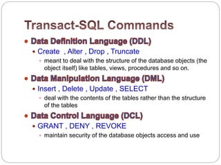 SQL Server Learning Drive | PPT