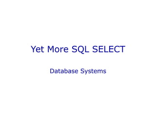 SQL Queries | PPT