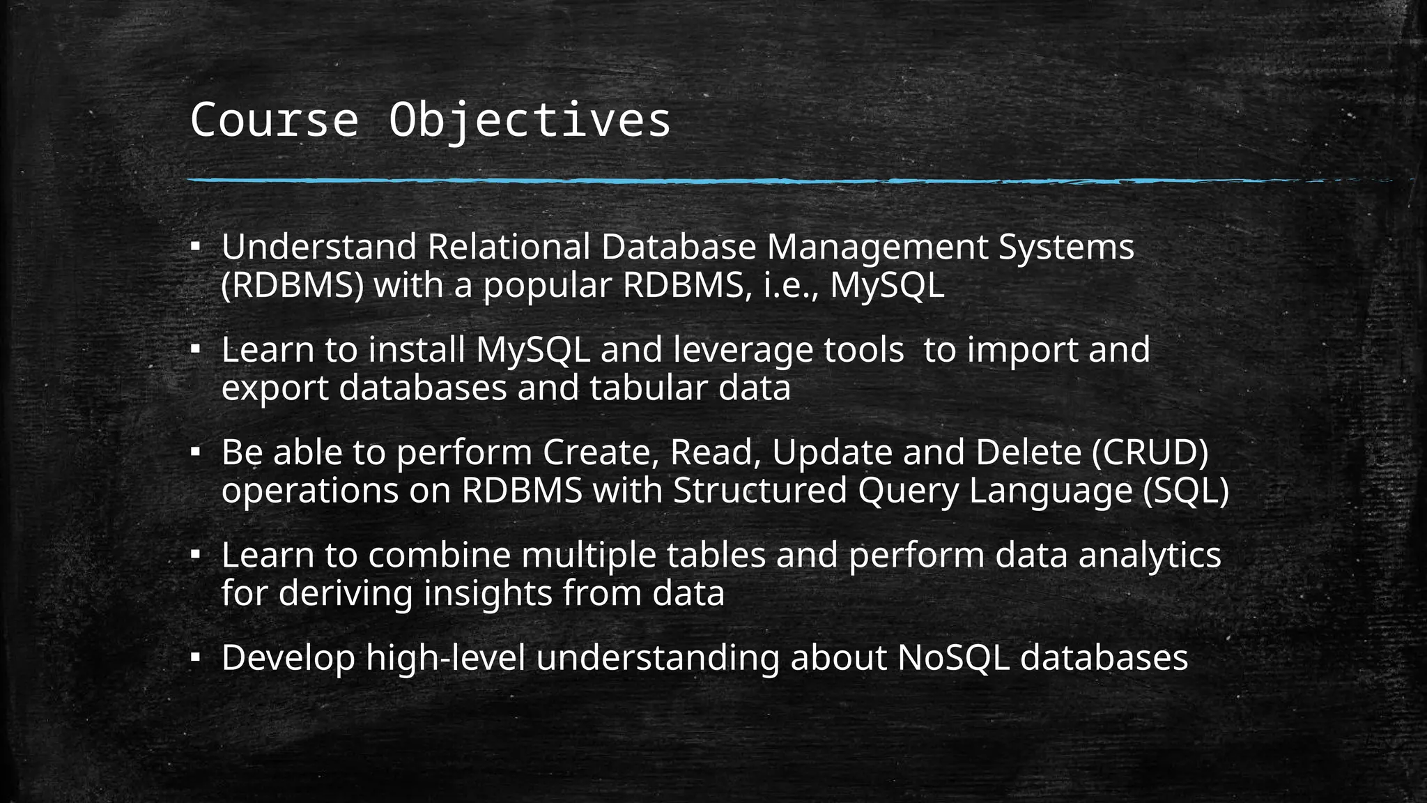 Data Analytics - SQL Lesson 00 - Course Overview.pptx
