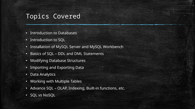 Data Analytics - SQL Lesson 00 - Course Overview.pptx