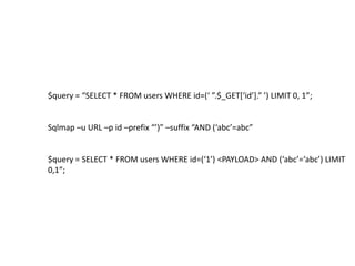 SQLmap | PPT