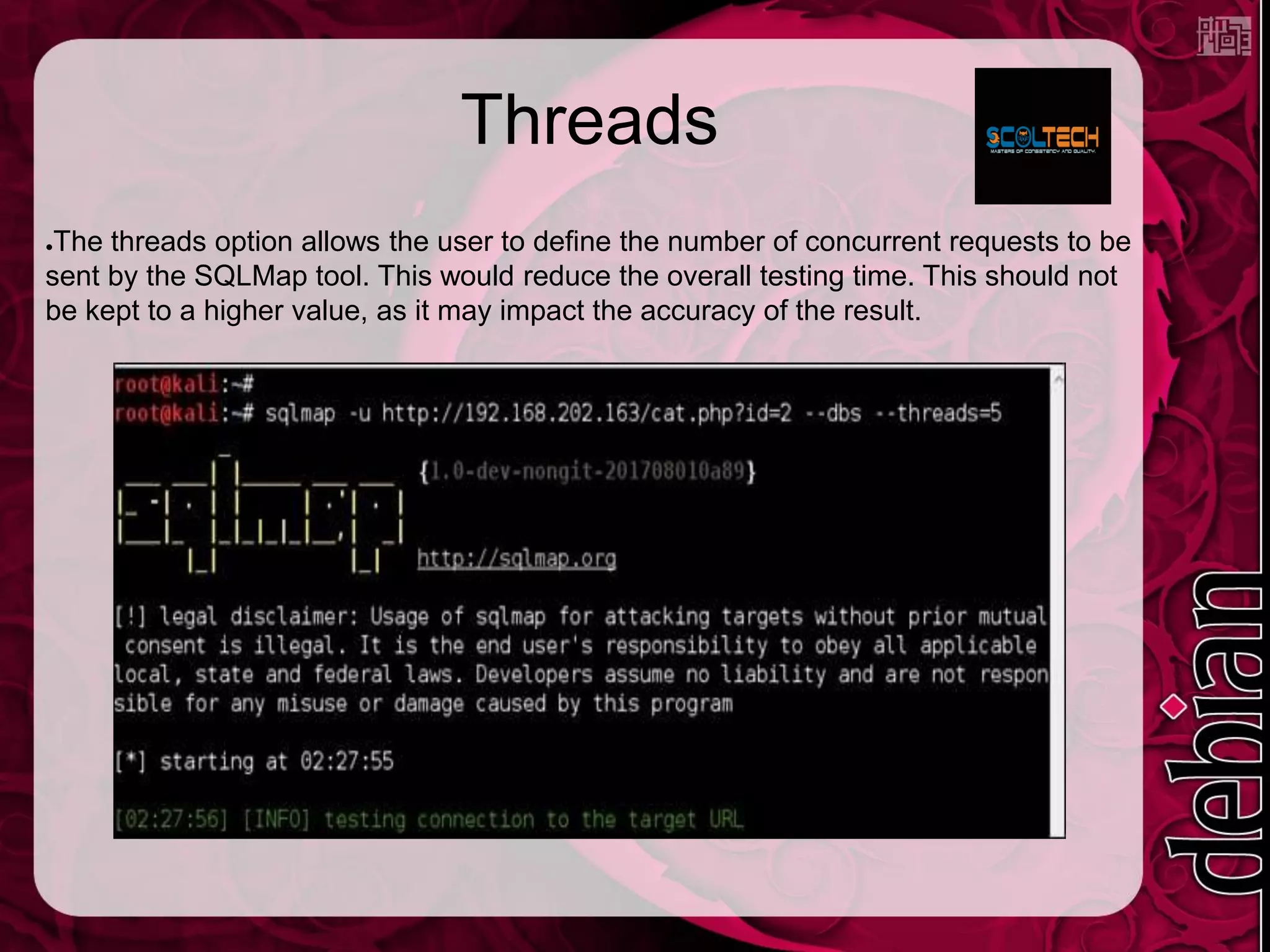 Important SQLMap commands | PPT | Free Download