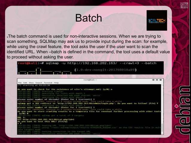 Important SQLMap commands | PPT | Free Download