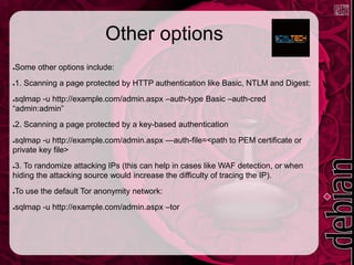 Important SQLMap commands | PPT