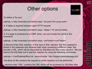 Important SQLMap commands | PPT