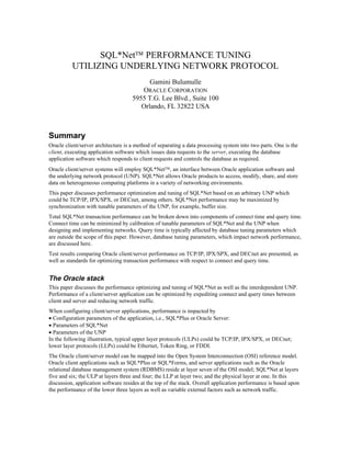 Sqlnet | PDF | Databases | Computer Software and Applications