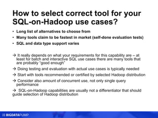SQL on Hadoop | PPT