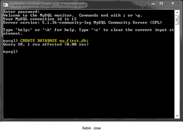 Basic SQL DB operations | PPT