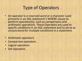 SQL Operator.pdf