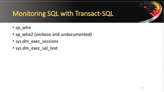 Sql performance tools | PPTX