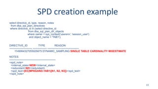 SQL Plan Directives explained | PPT
