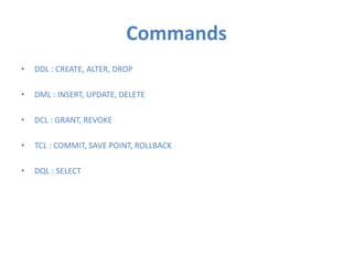 Sql – pocket guide | PPT