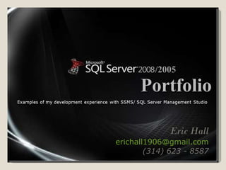 Sql Portfolio(March 31) | PPT
