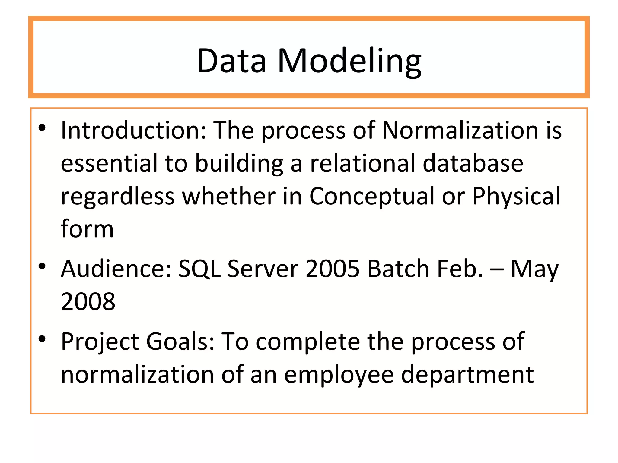 Sql Ppt Portfolio Data Modeling | PPT
