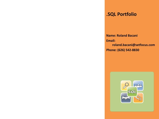 Sql Ppt Portfolio Data Modeling | PPT