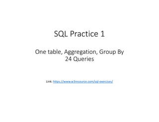 SQL for practice, SQL for practice, SQL for practicepdf | PDF | Databases | Computer Software ...