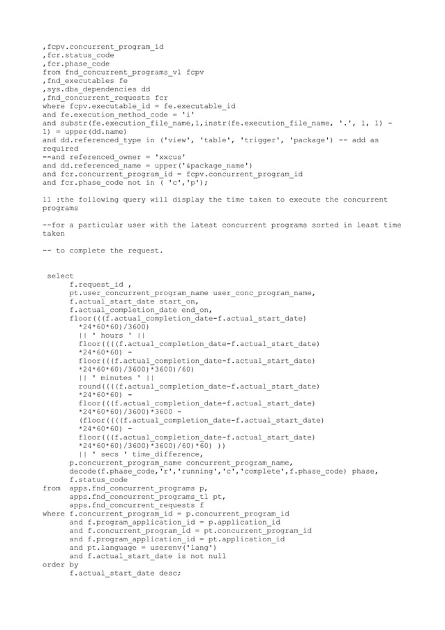 Sql q to find out on requests | PDF