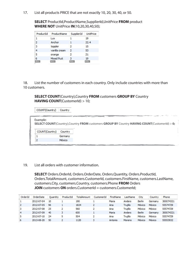 Sql query | PDF