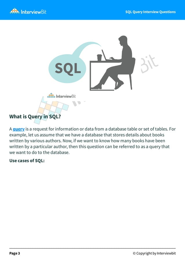 SQL Query Interview Questions | PDF