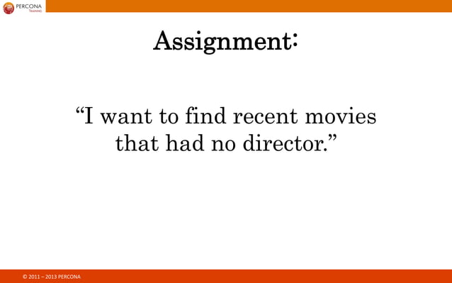 Sql query patterns, optimized | PPT