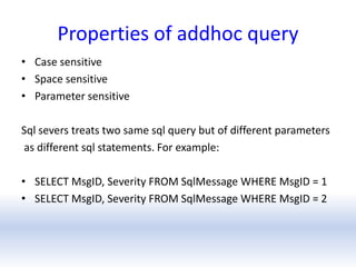Sql query performance analysis | PPT