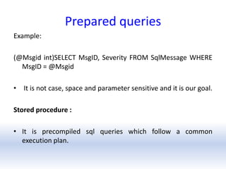 Sql query performance analysis | PPT