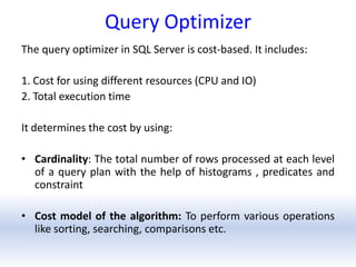 Sql query performance analysis | PPT