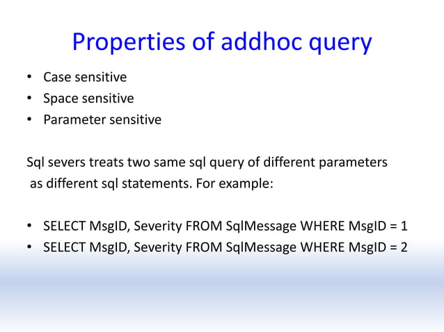Sql query performance analysis | PPT