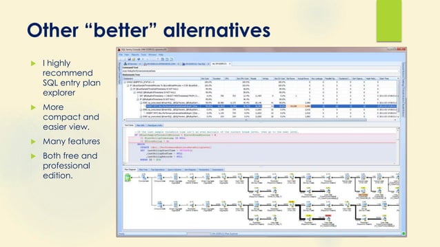 dotnetMALAGA - Sql query tuning guidelines | PPT