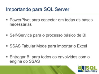 SQLSat284 - Conhece o Potencial do SQL Server Analysis Services Tabular ...