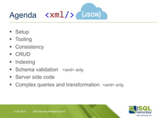 SQL Server vs. Azure DocumentDB – Ein Battle zwischen XML und JSON | PPT