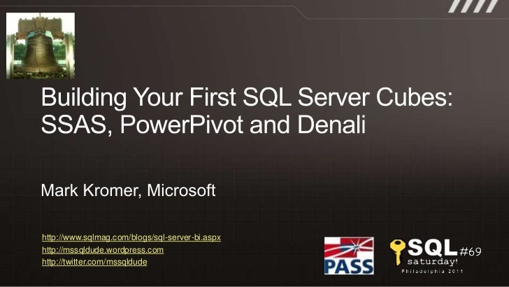 Create Your First Sql Server Cubes