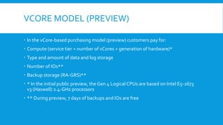 Intro to Azure SQL database | PPTX
