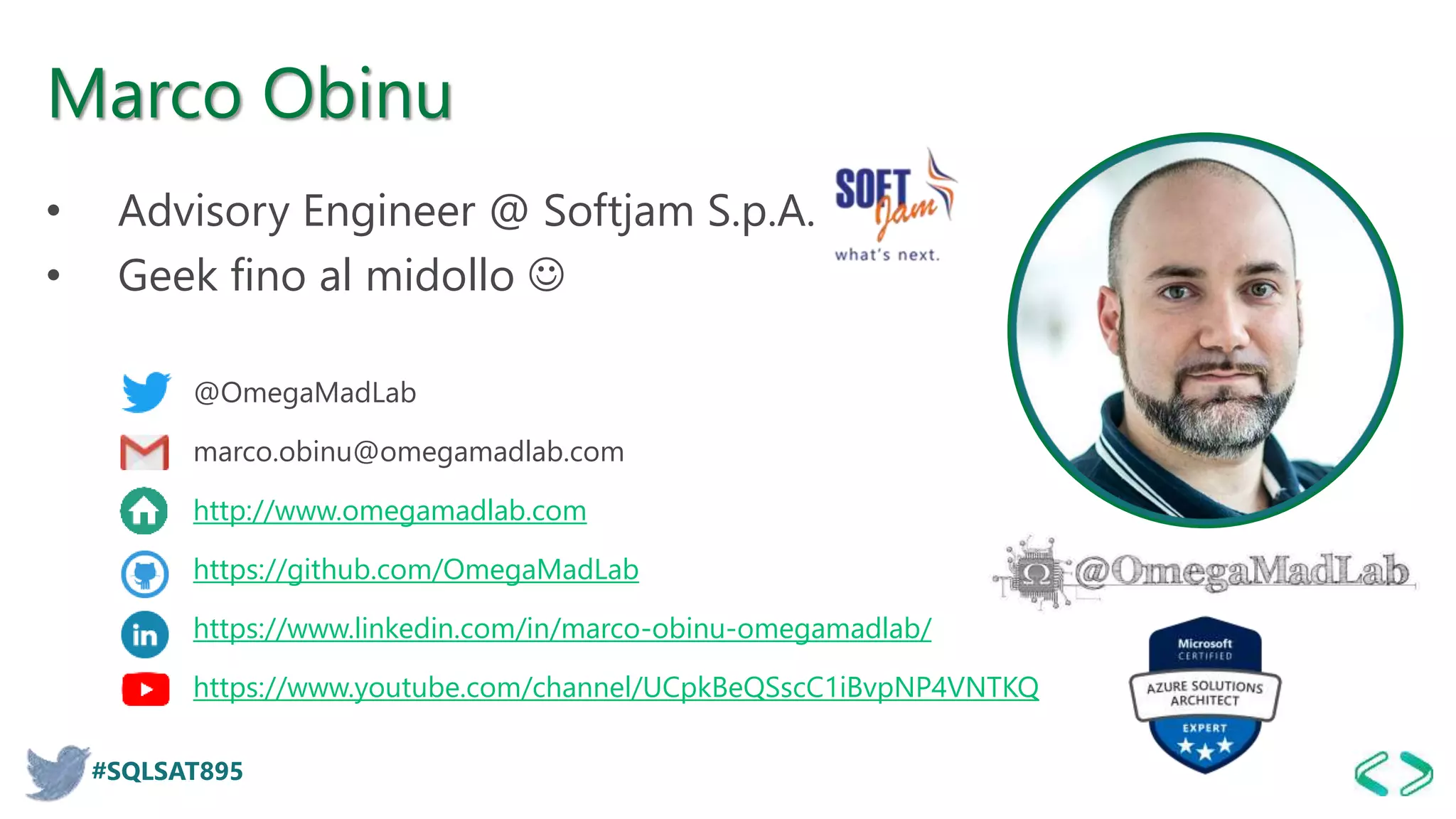 Sql Saturday 895 - SQL Server e PowerShell: from Zero to Hero | PPT