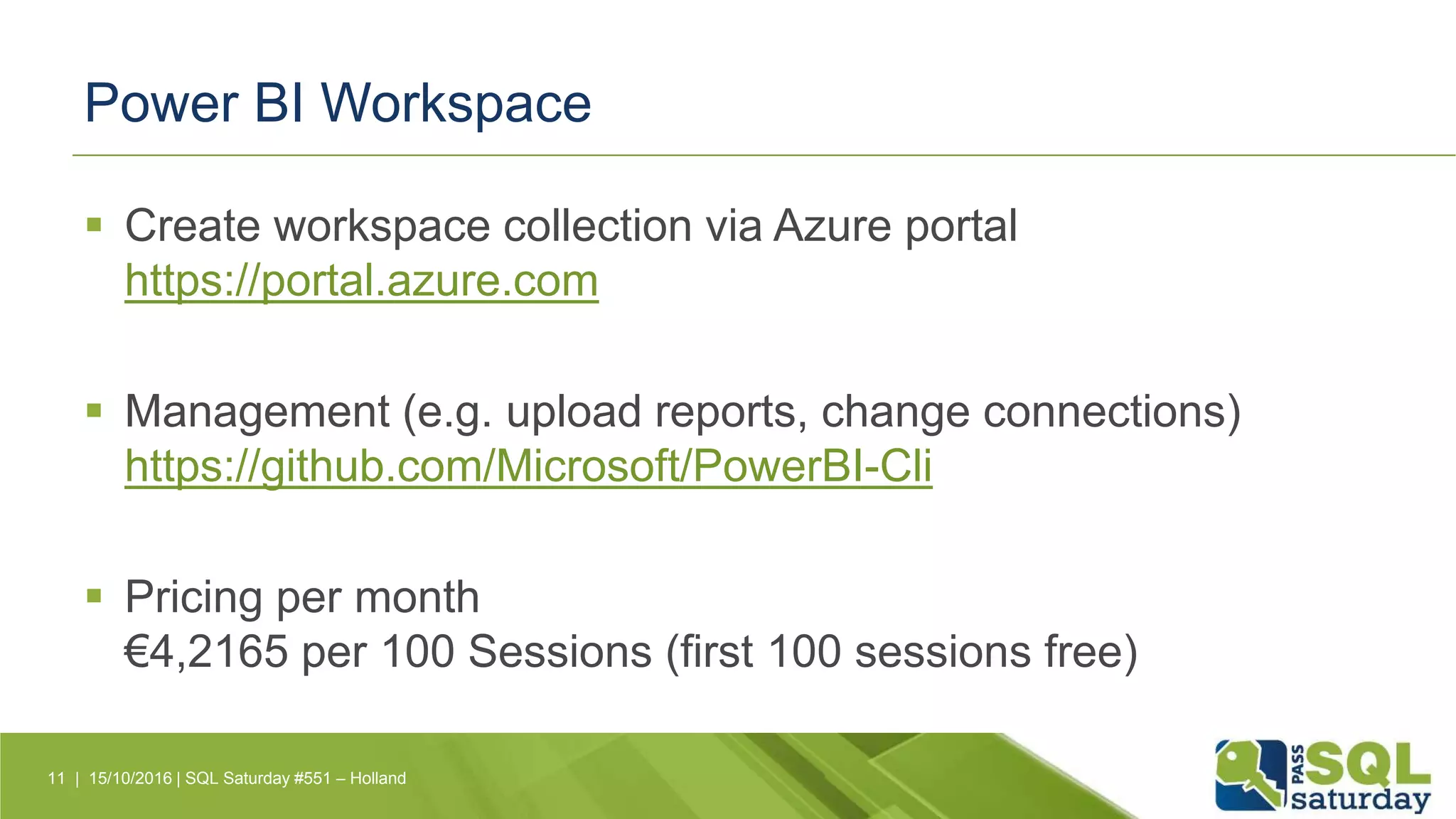SQLSaturday 551 - Extending Power BI | PPT