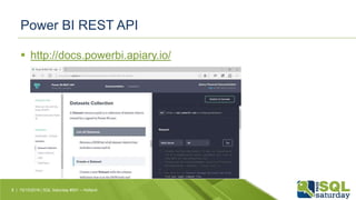 SQLSaturday 551 - Extending Power BI | PPT