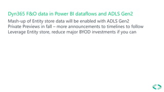 Dynamics 365 for Finance and Operations - Power BI | PPTX