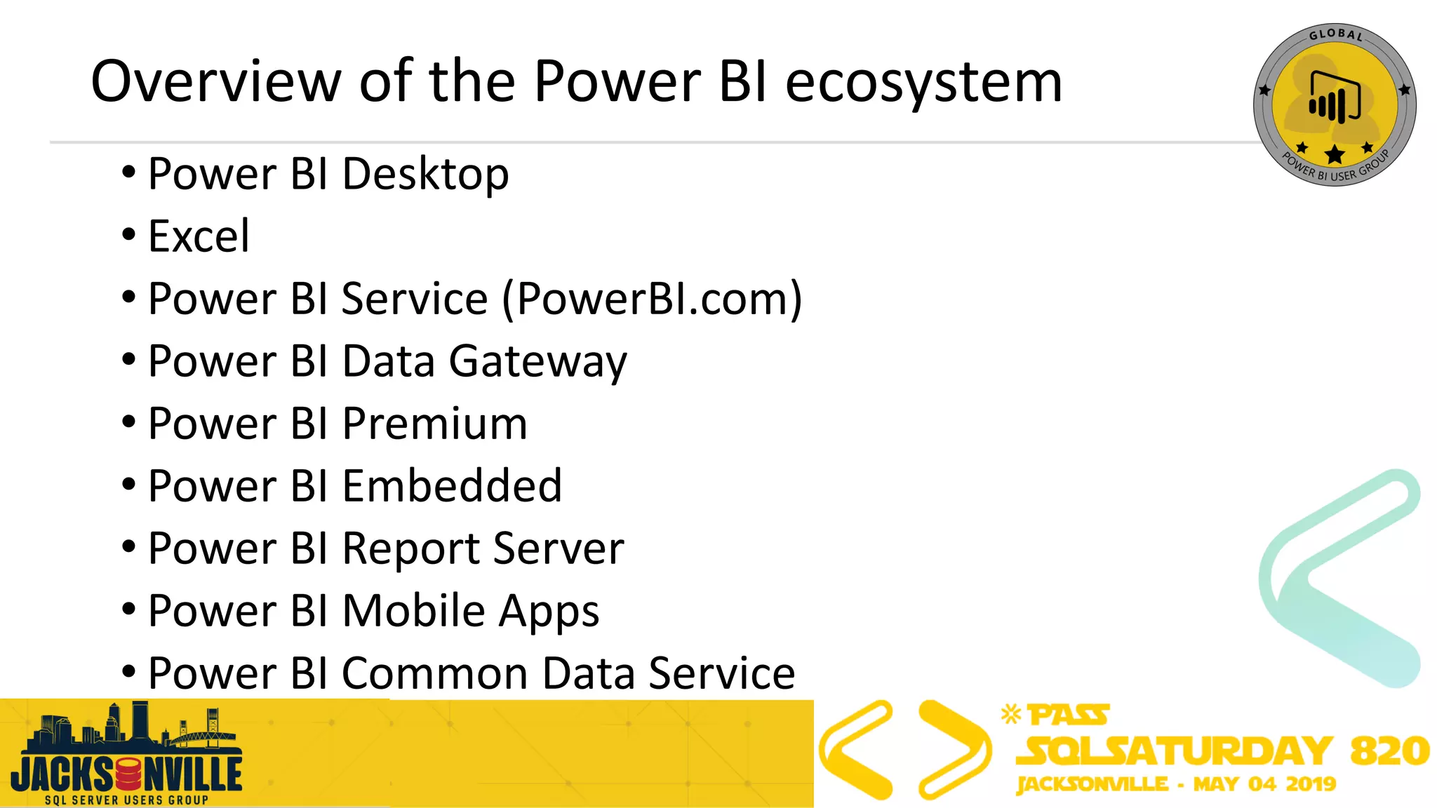 Sql Saturday Jacksonville- Power BI Report Server Enterprise ...