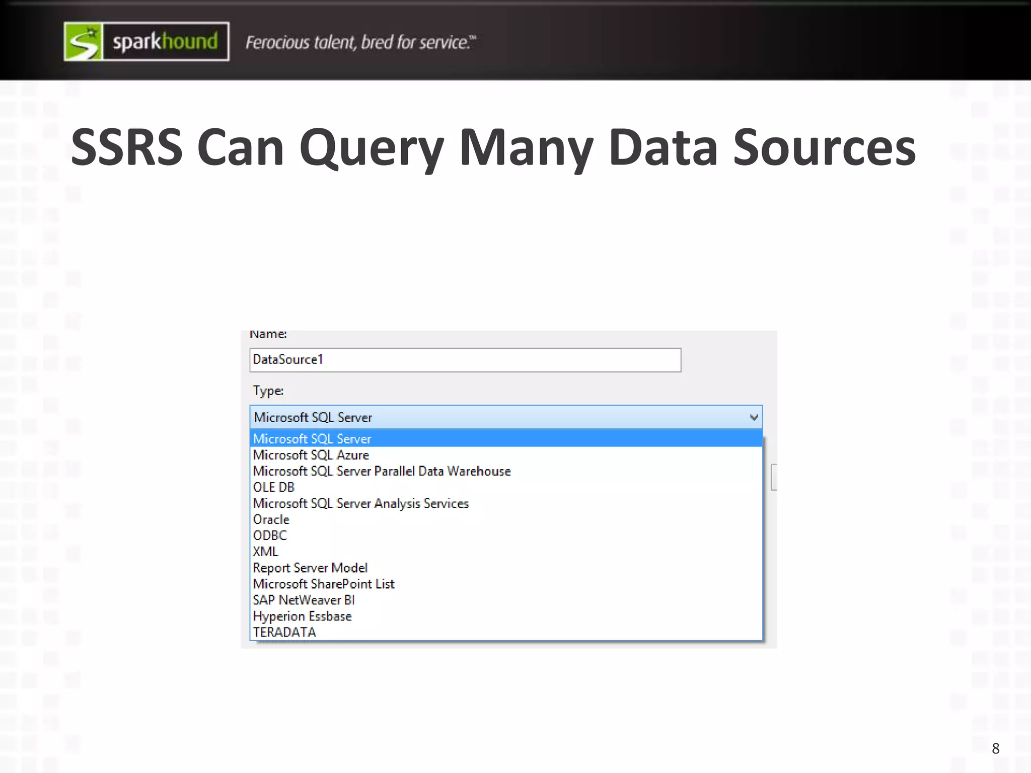 SQL Server Reporting Services (SSRS) 101 | PPTX